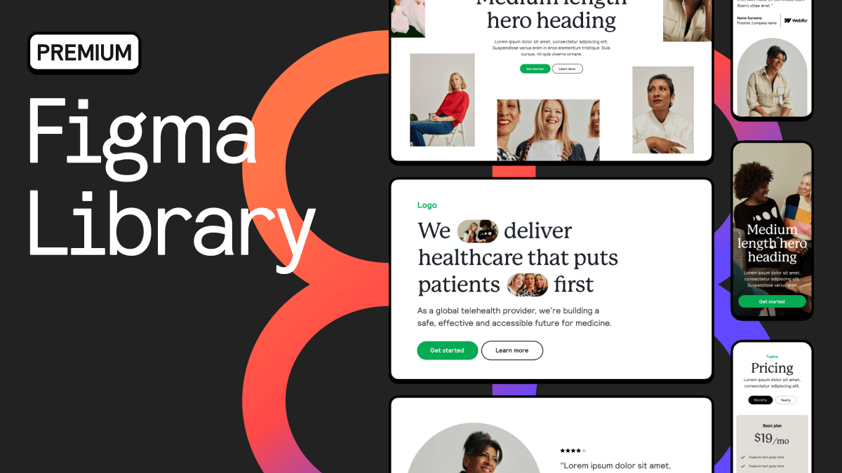 The world's largest collection of Figma components for web design | Figma Library